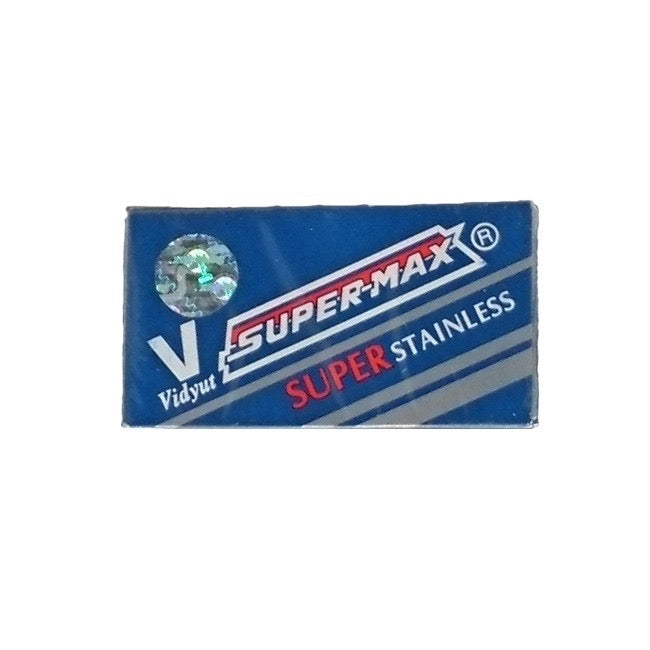 SuperMax Stainless Steel Rakblad 10 pack – Master Barber Store